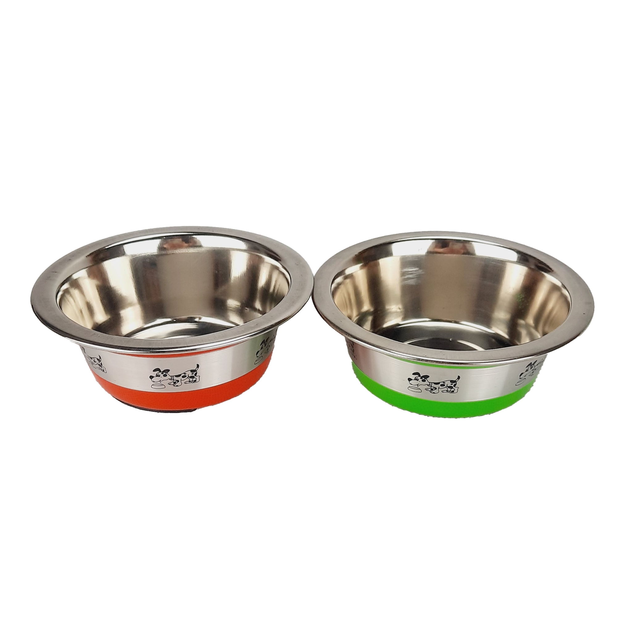 Миска Dogman №В с печатью металлическая для животных (0,35 л)