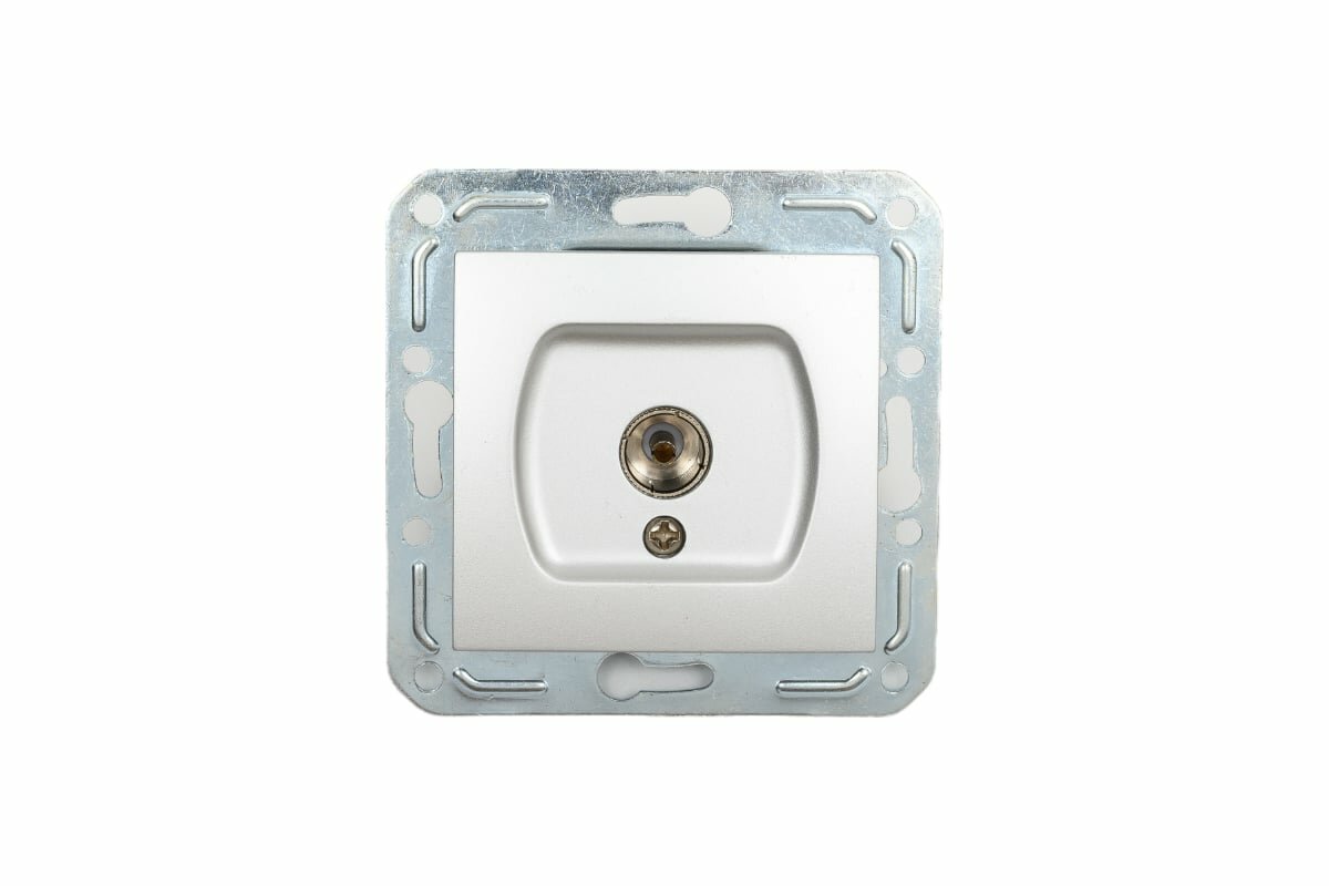 Volsten V01-15-T11-M Magenta Argento TV-розетка одноместная, коаксиальный разъем 10025