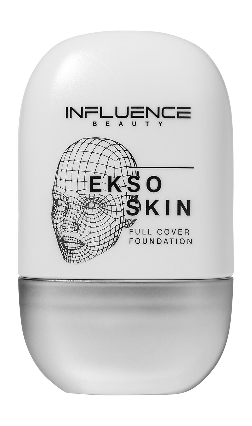 INFLUENCE BEAUTY Тональная основа с высокой степенью покрытия Ekso Skin, 43 г, 01 Ультрасветлый