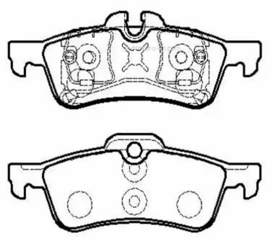 HSB HP9575 Колодки тормозные дисковые MINI: Cooper, One