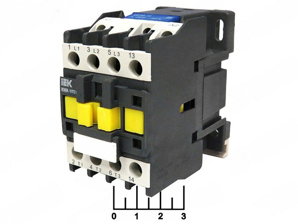 Контактор (пускатель) 24V 9A КМИ-10910 ИЭК (дополнительные контакты NO)