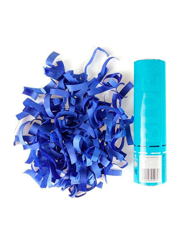 Пневмохлопушка Голубое конфетти (Цв: Голубой )