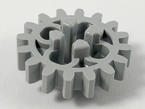 Technic, Gear 16 Tooth - Axle Hole with Open Sides, 4019 Light Bluish Gray U