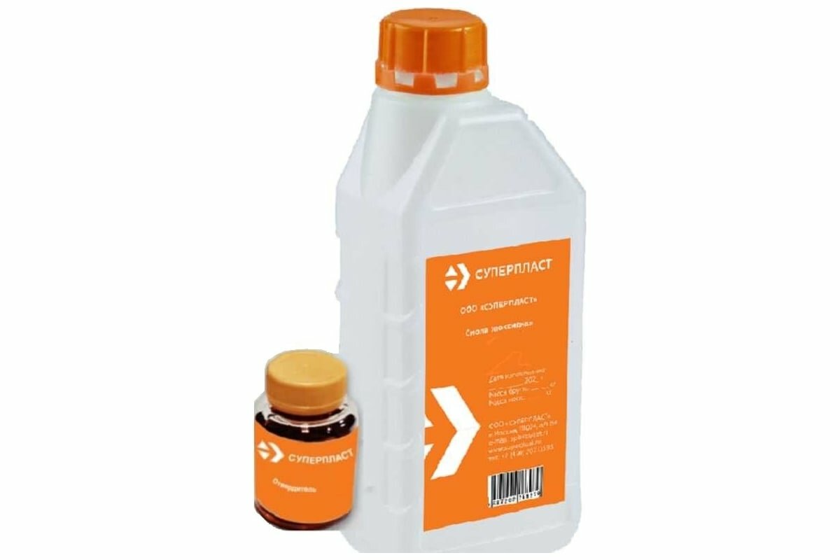 Суперпласт Смола к-153 + отвердитель пэпа 1,1 кг комплект 4687204632358