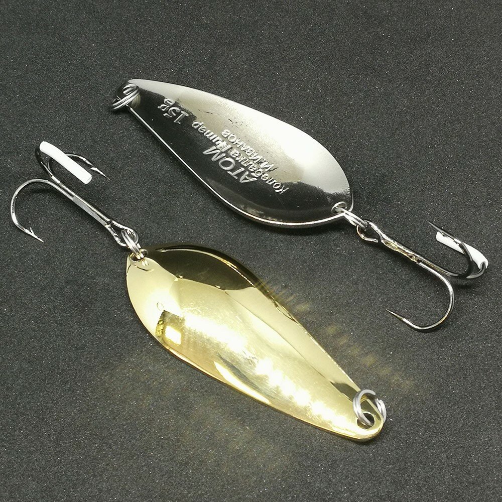 Блесна Колебалка Питер Атом 12 гр латунь|никель