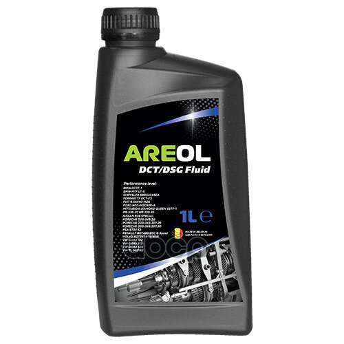 Areol Dct/Dsg Fluid (1l)_жидк. Для Dsg Кпп! Синт. Желт, Аналог Febi 39070 Vw G 052 182/G 052 529 AREOL арт. AR111