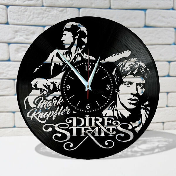 Часы из виниловой пластинки Dire Straits