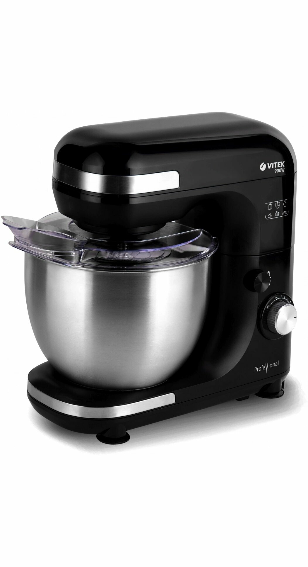 Кухонная машина VITEK VT-1431, планетарное вращение, 7 скоростей, 3 насадки