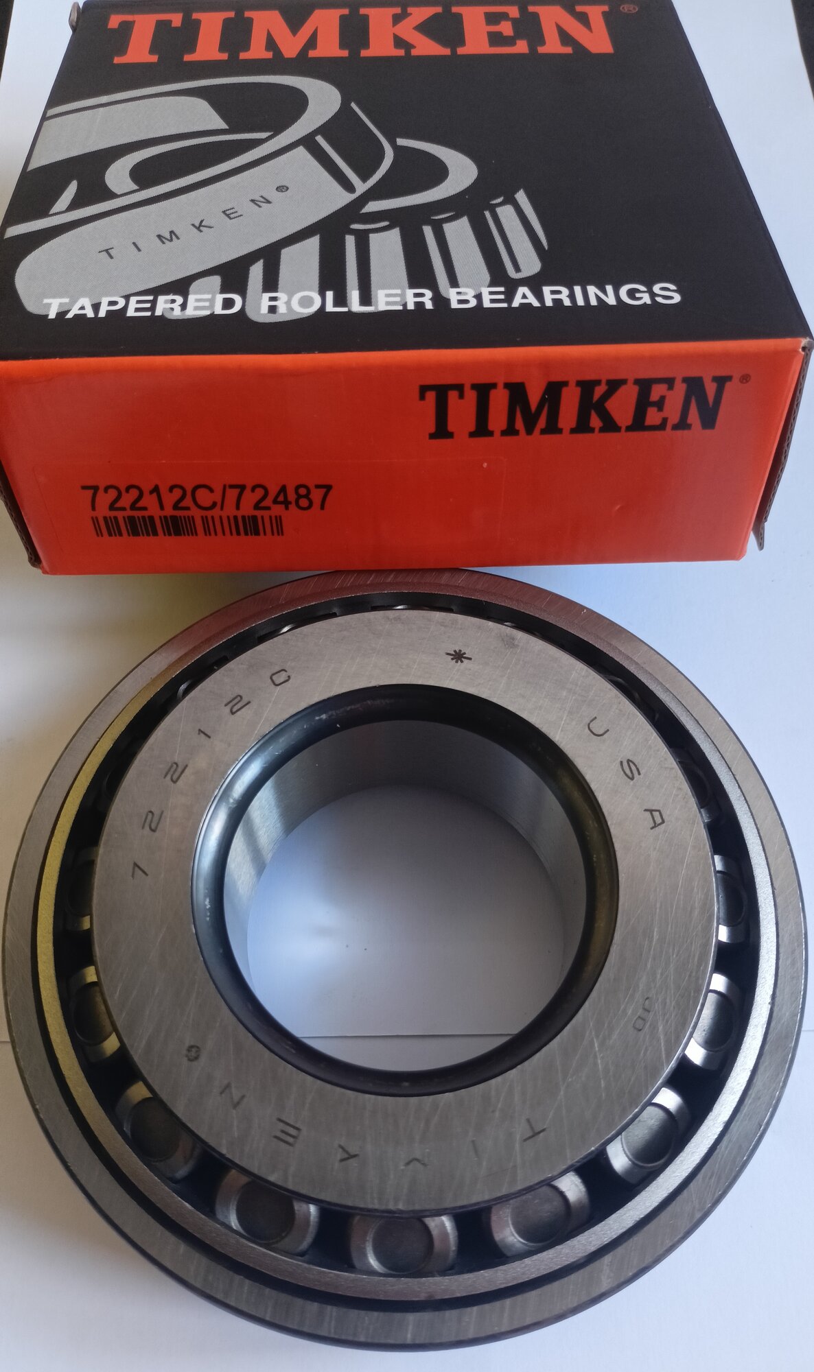 ПодшипникTIMKEN 72212C/72487 роликовый конический радиально-упорный однорядный (53,975х123,825х32,791)