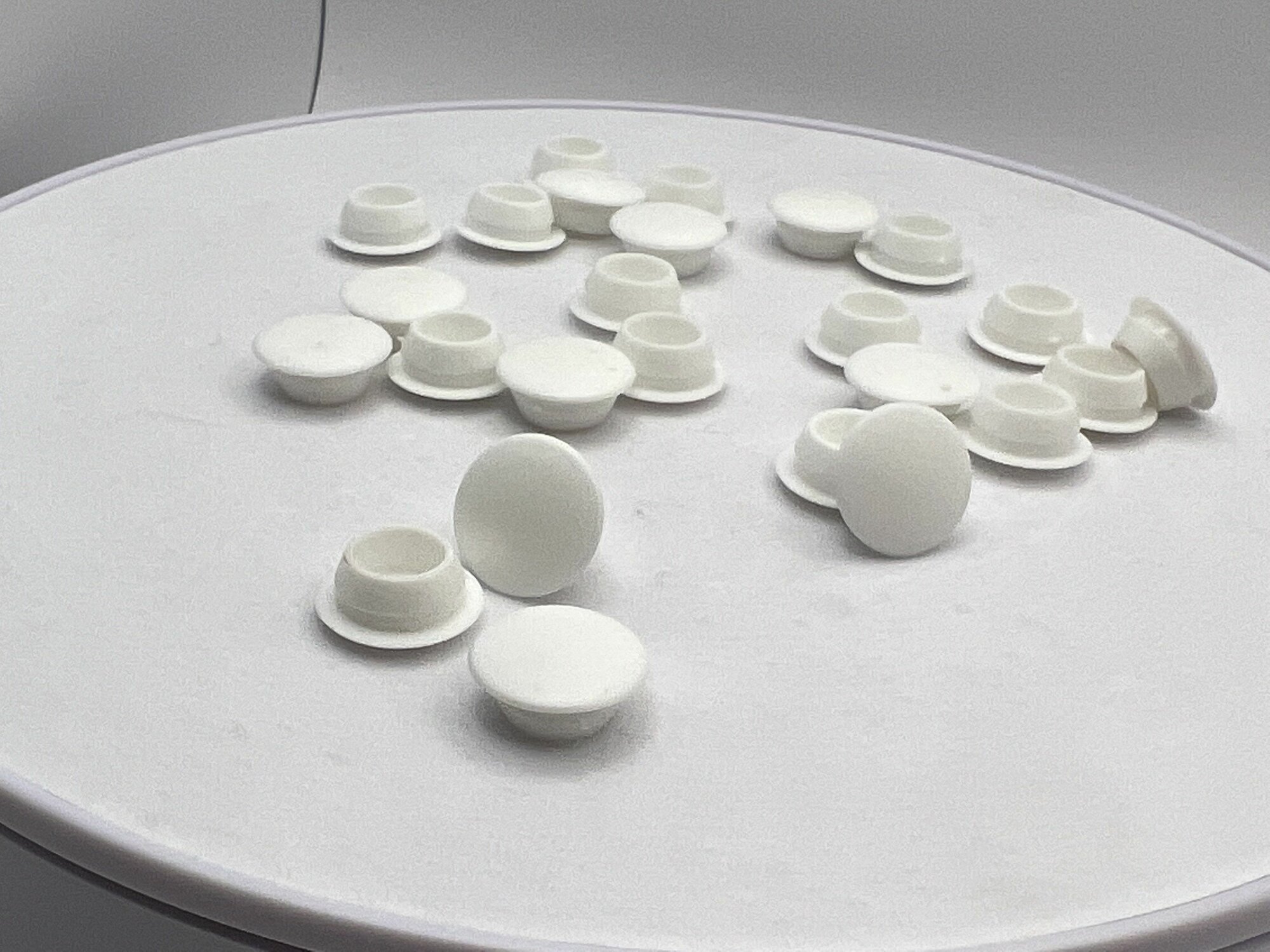 Alutech, Заглушка ПВХ PP12, 1112601, белый, 12 мм, 50 шт.