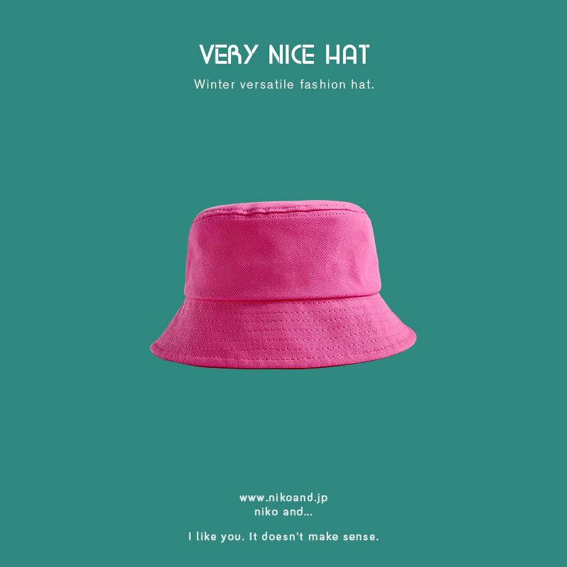 Шляпа, женская, осенняя, светло-розово-красная, 52-54 см