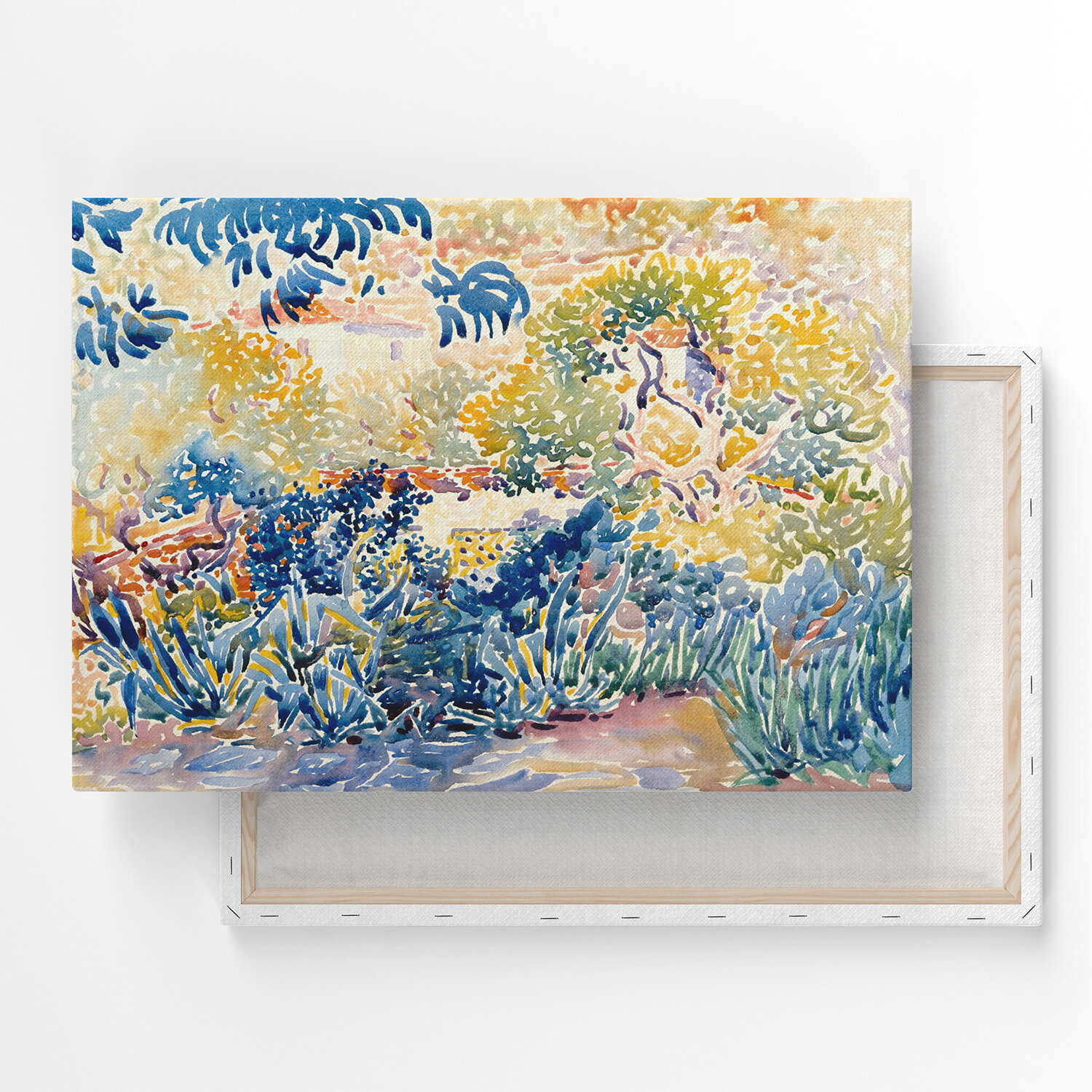Картина на холсте, репродукция / Анри Кросс - Garden at Saint-Clair / Размер 40 x 53 см