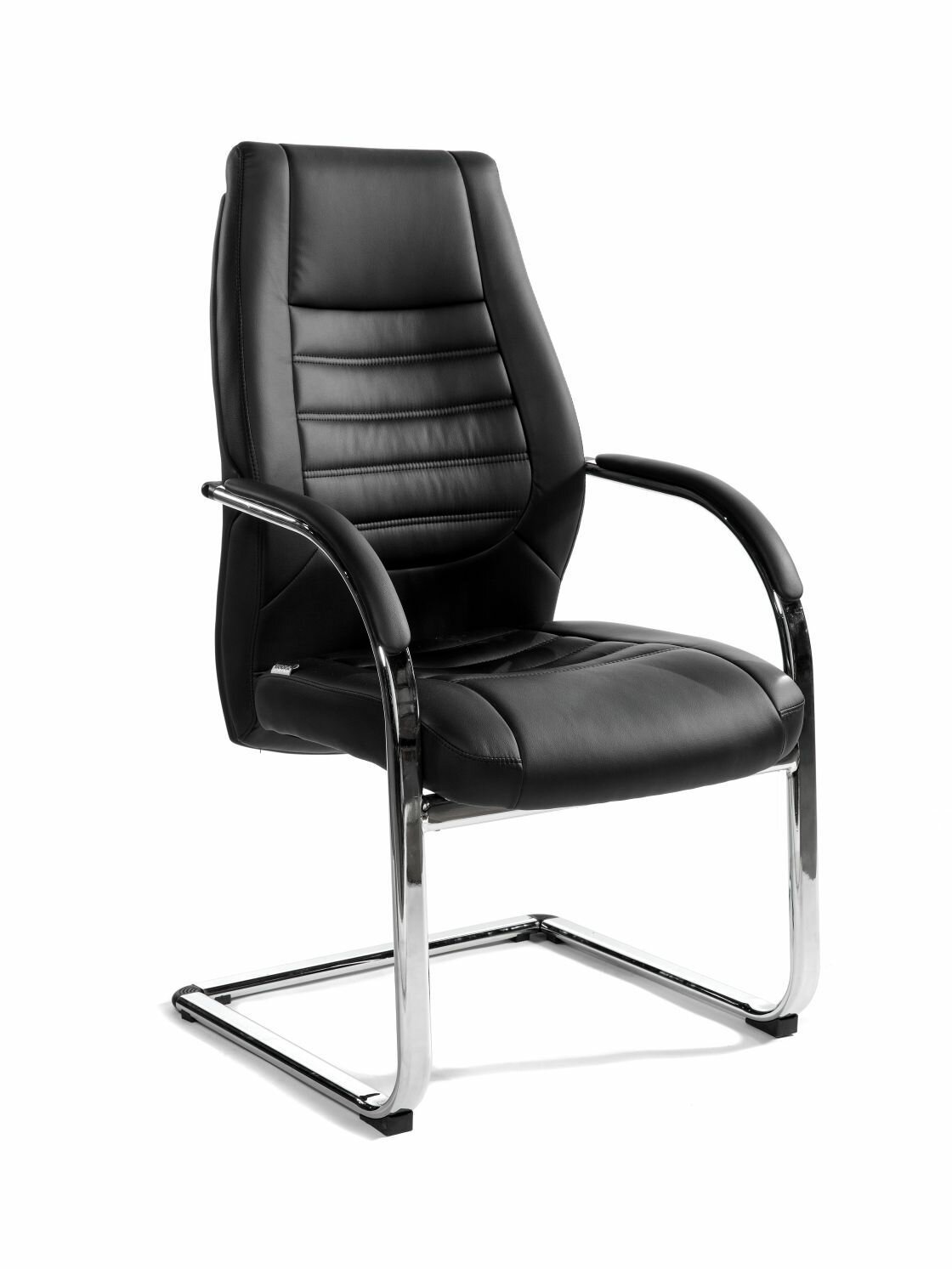 Кресло офисное NORDEN "Лорд CF", хромированное, экокожа, современное, удобное