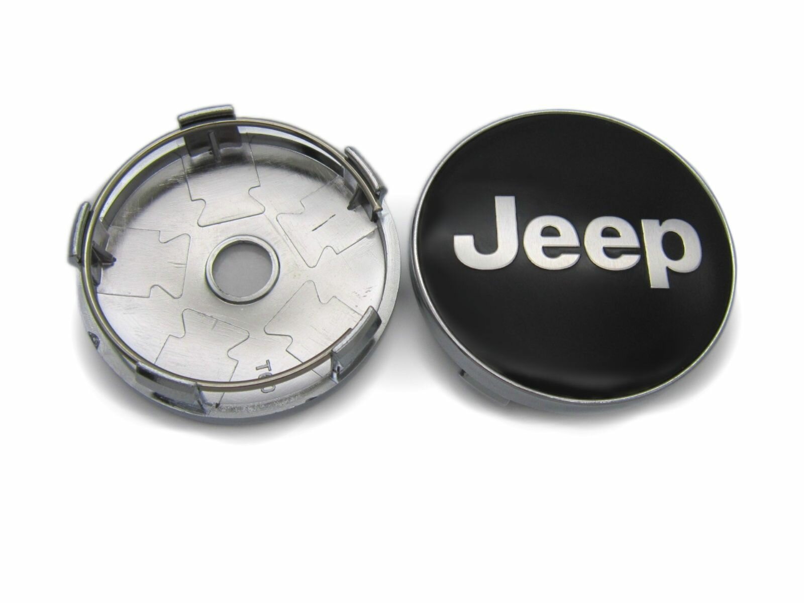 Колпачок, заглушка на литой диск JEEP black 60/56 мм, 1 шт.