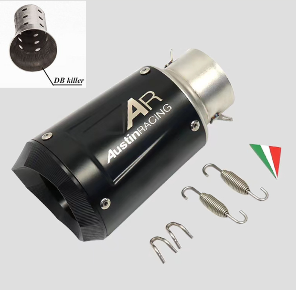 Глушитель Austin Racing, чёрный, 185 мм