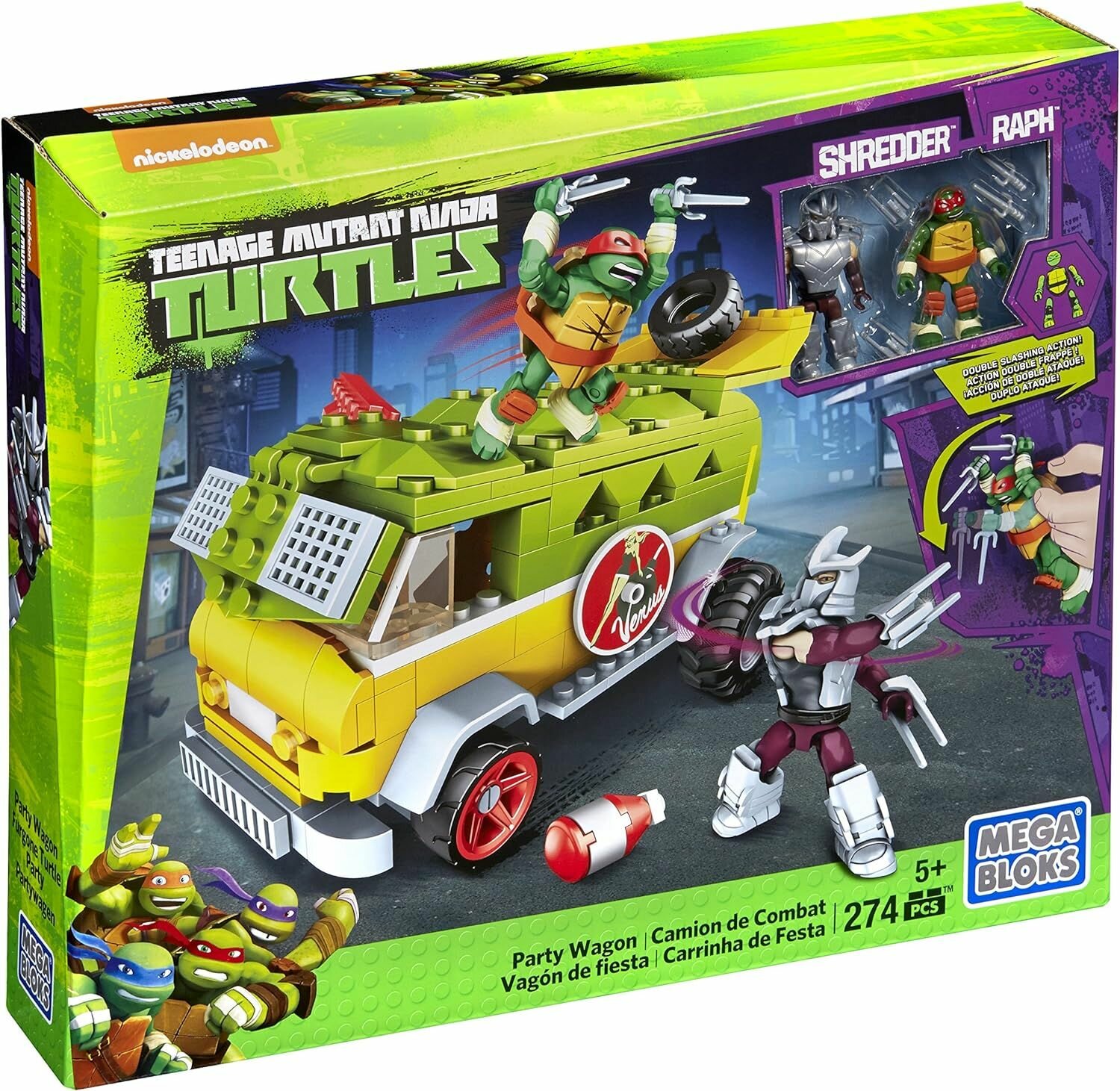 Mega Bloks/Teenage Mutant Ninja Turtles -Повозка для вечеринок