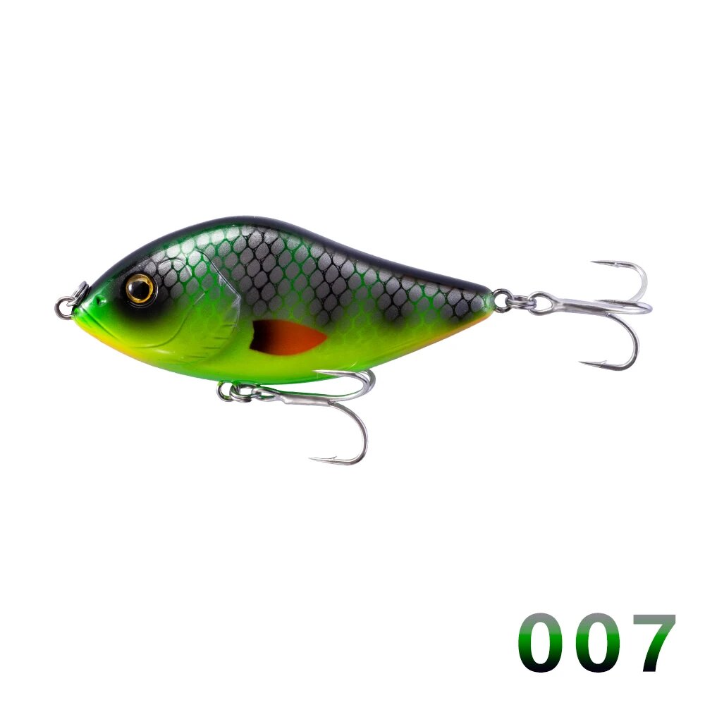 Hunthouse Salmo Slider Sinker Джеркбейт для щуки 7 и 10 см 100mm 47g, 007