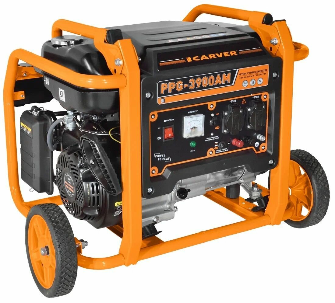 Бензиновый генератор Carver PPG-3900AM