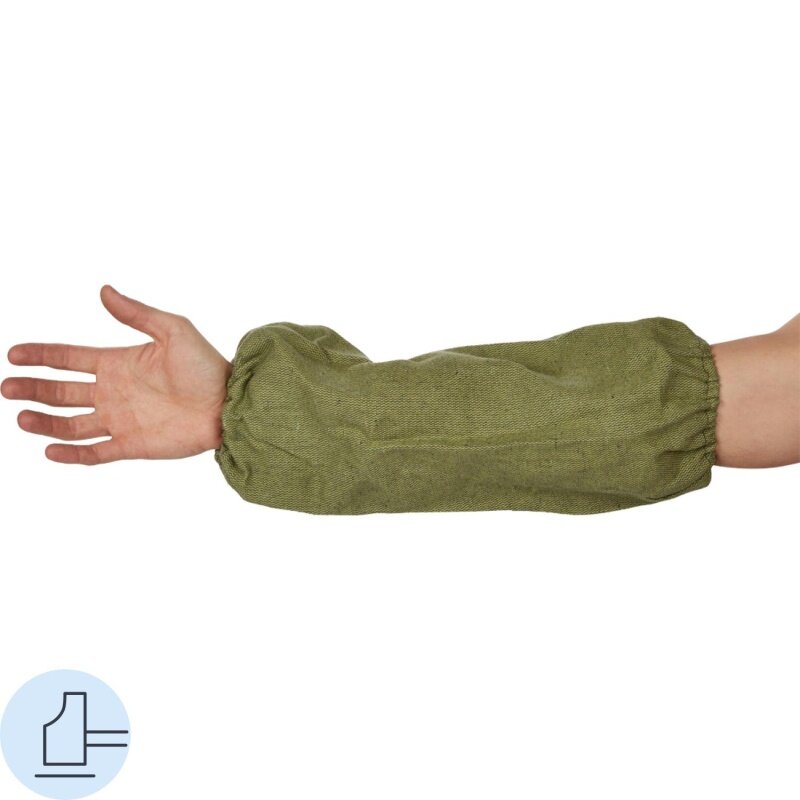 Нарукавники защитные КНР брезентовые, плотность 420 гр|м2, L 40 см