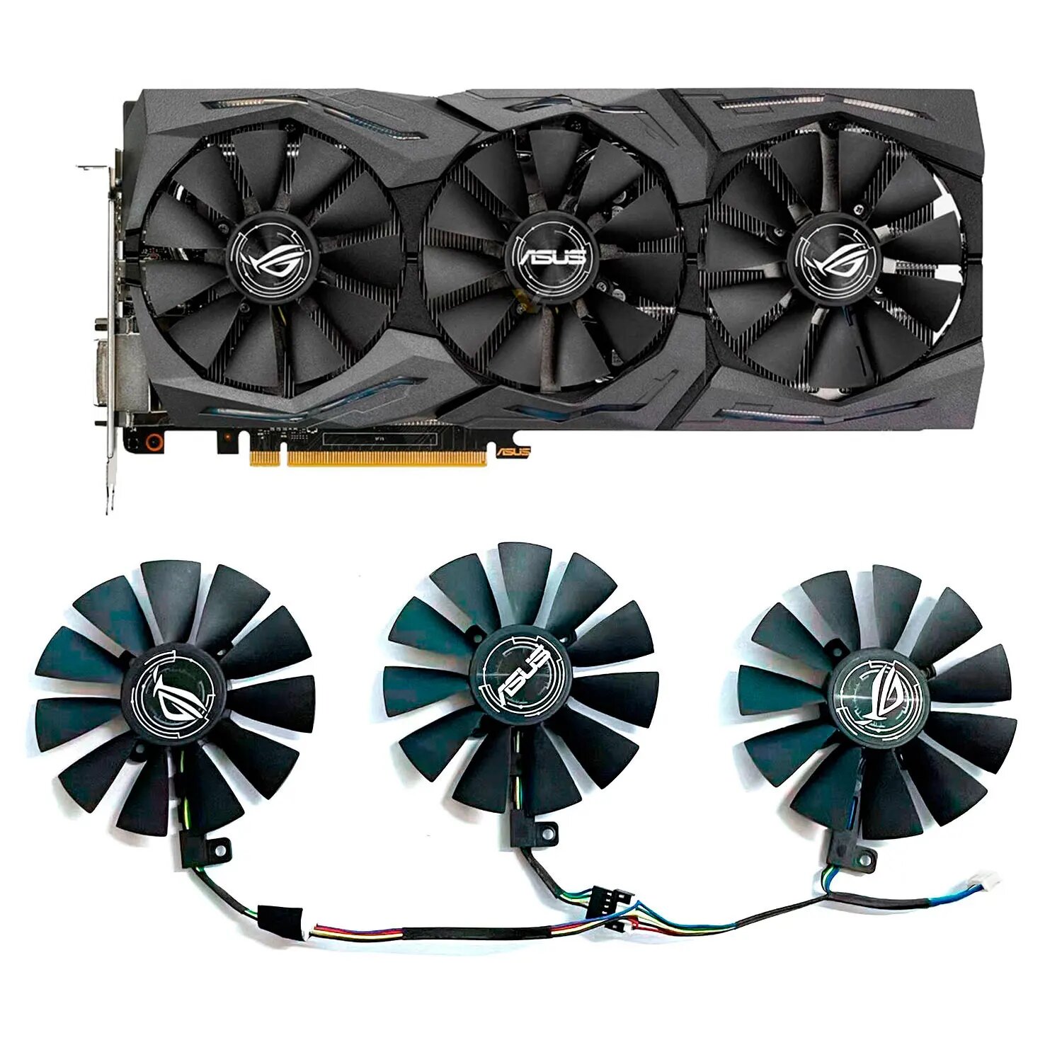 ASUS GeForce RTX 2080 Ti ROG Strix OC, Цвет: 3 FAN