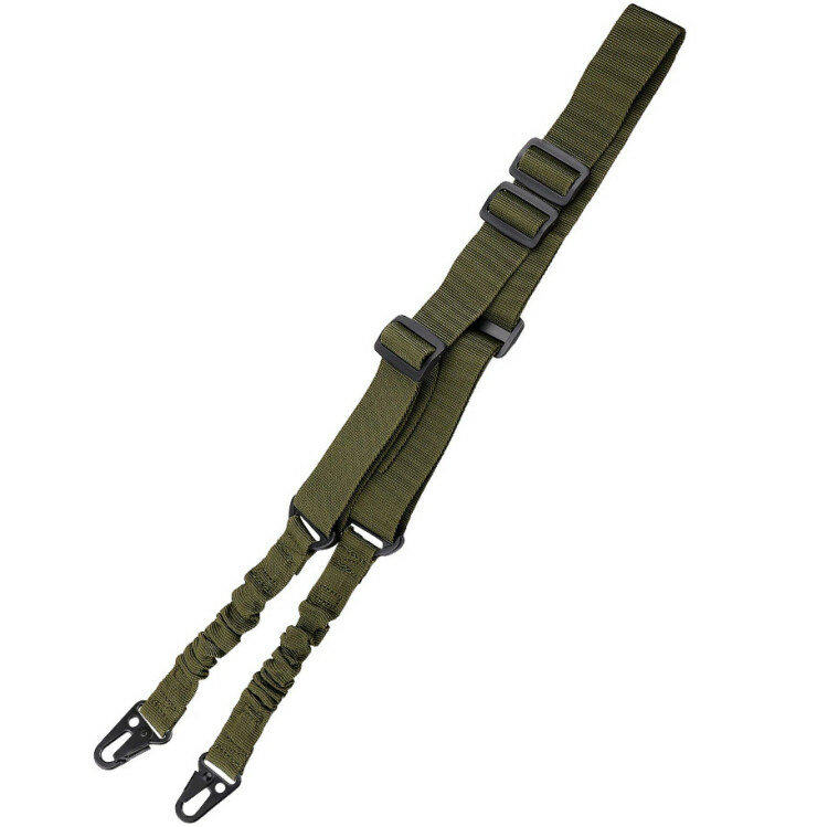 Ремень оружейный RusForce Gun Rop Two на 2 точки с амортизатором Хаки