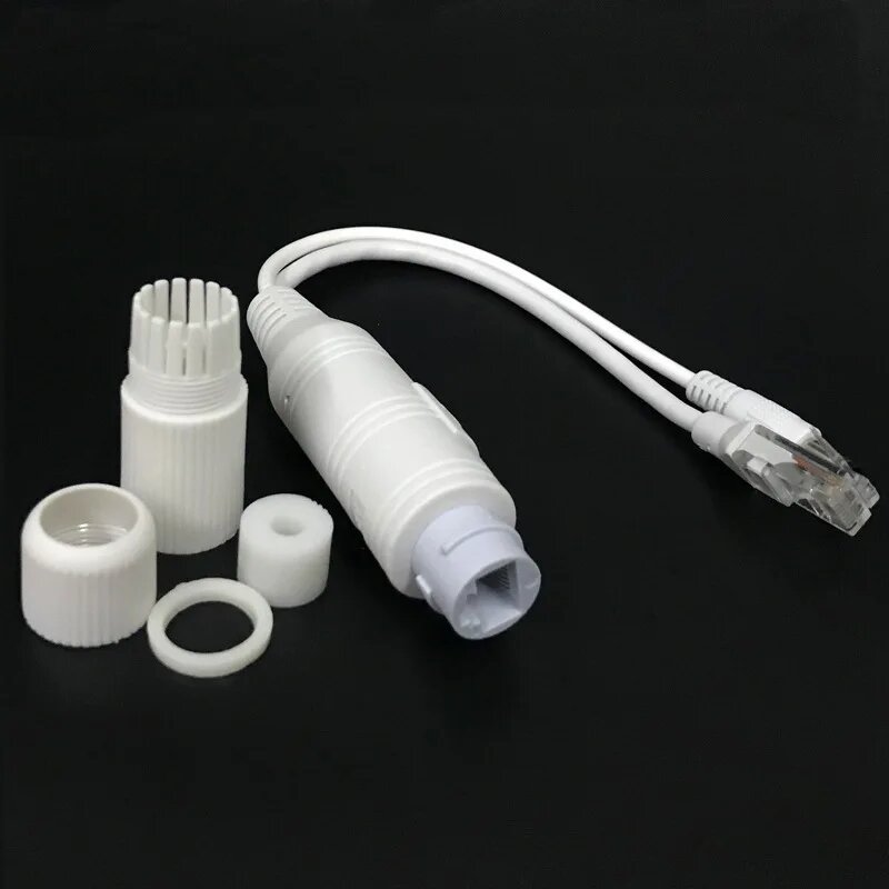 Водонепроницаемый PoE кабель-сплиттер 15.4 Вт