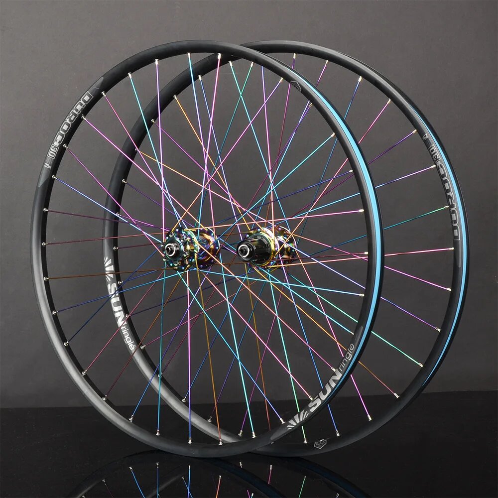 Колеса KOOZER XM490pro 27.5/29 дюймов 27.5 inchs, DUROC 30, 9x100mm 10x135mm, HG 8-11S, Rainbow hub