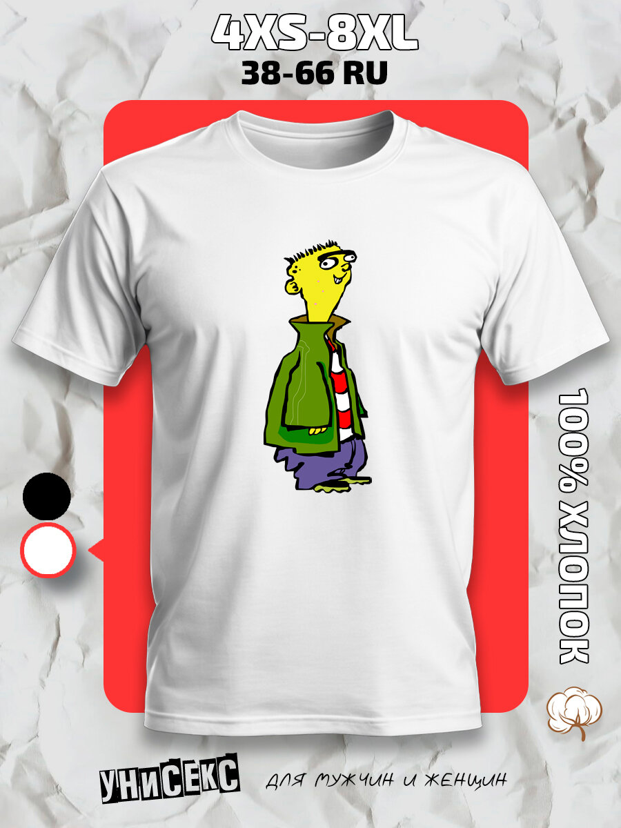 Футболка с принтом эд эдд и эдди ed edd n eddy