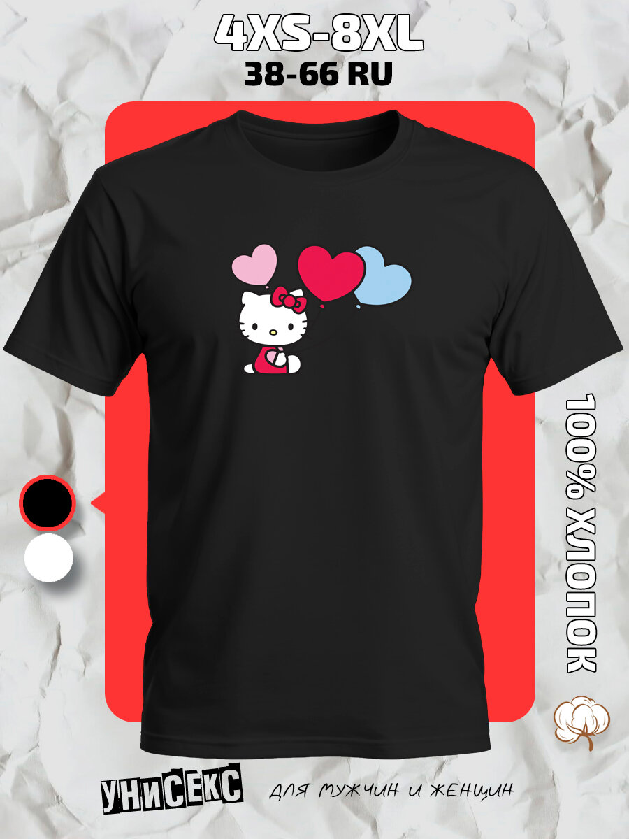 Футболка с принтом Хеллоу Китти Hello Kitty