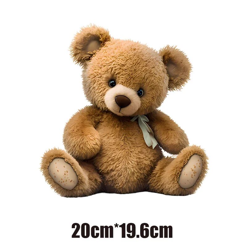 Теплопередающие наклейки с мультяшными мишками DTF для детской одежды SXTH00329-1