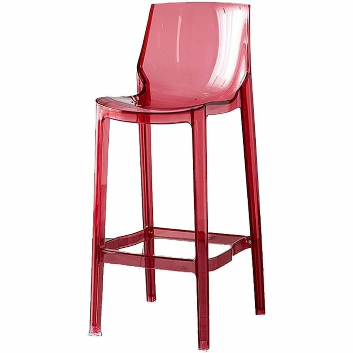 Акриловые табуреты, высокие барные табуреты