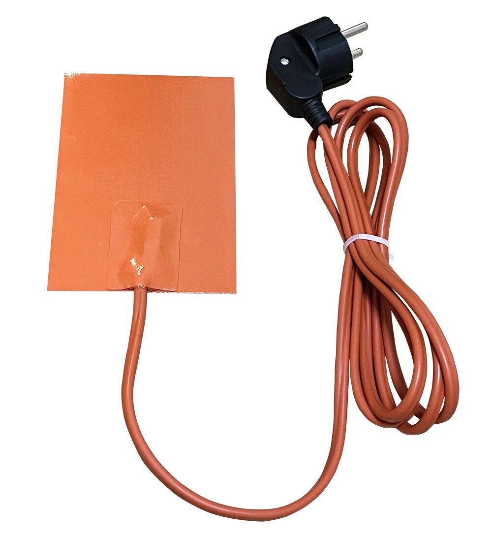 Силиконовый автомобильный обогреватель 100x300 мм 220В 220v, 130x230mm 150w