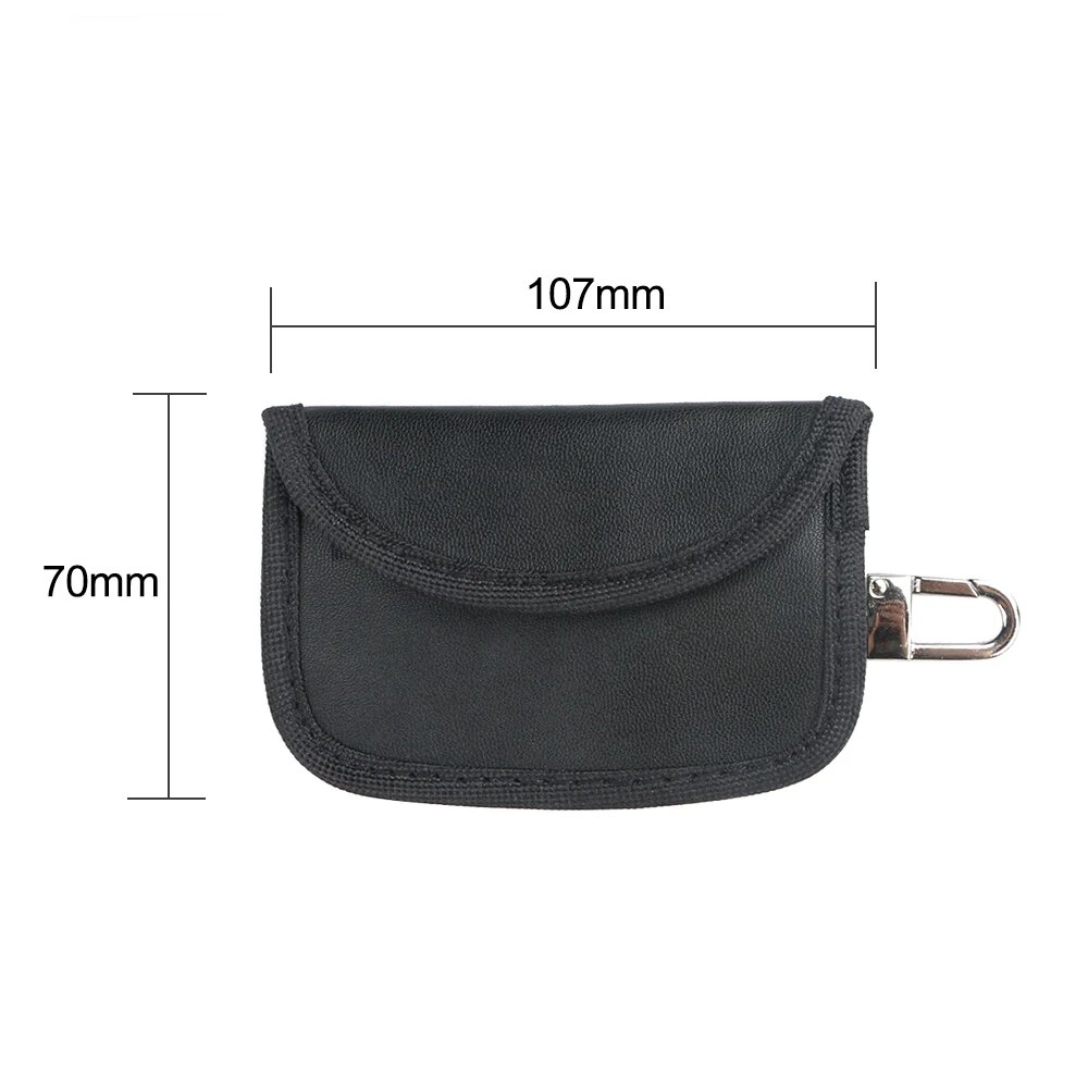 Мини-автомобиль сумка Фарадея световой сигнал решетка блокиратор однослойный/двойной чехол повышенной прочности с искусственная кожа без ключа сумка RFID сигналов блокирующий чехол single layer