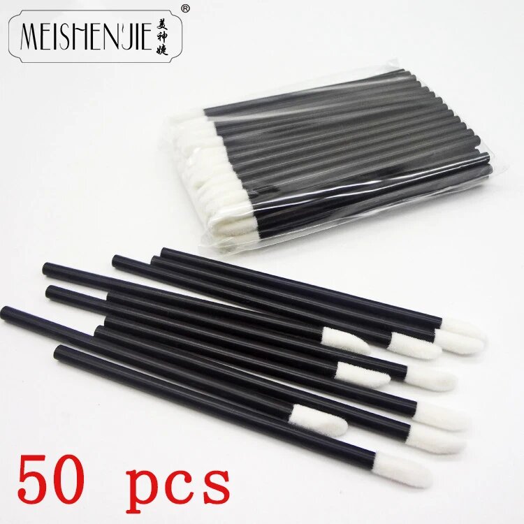 Одноразовые кисти для макияжа MEISHENJIE, 50 шт. Lip Brushes