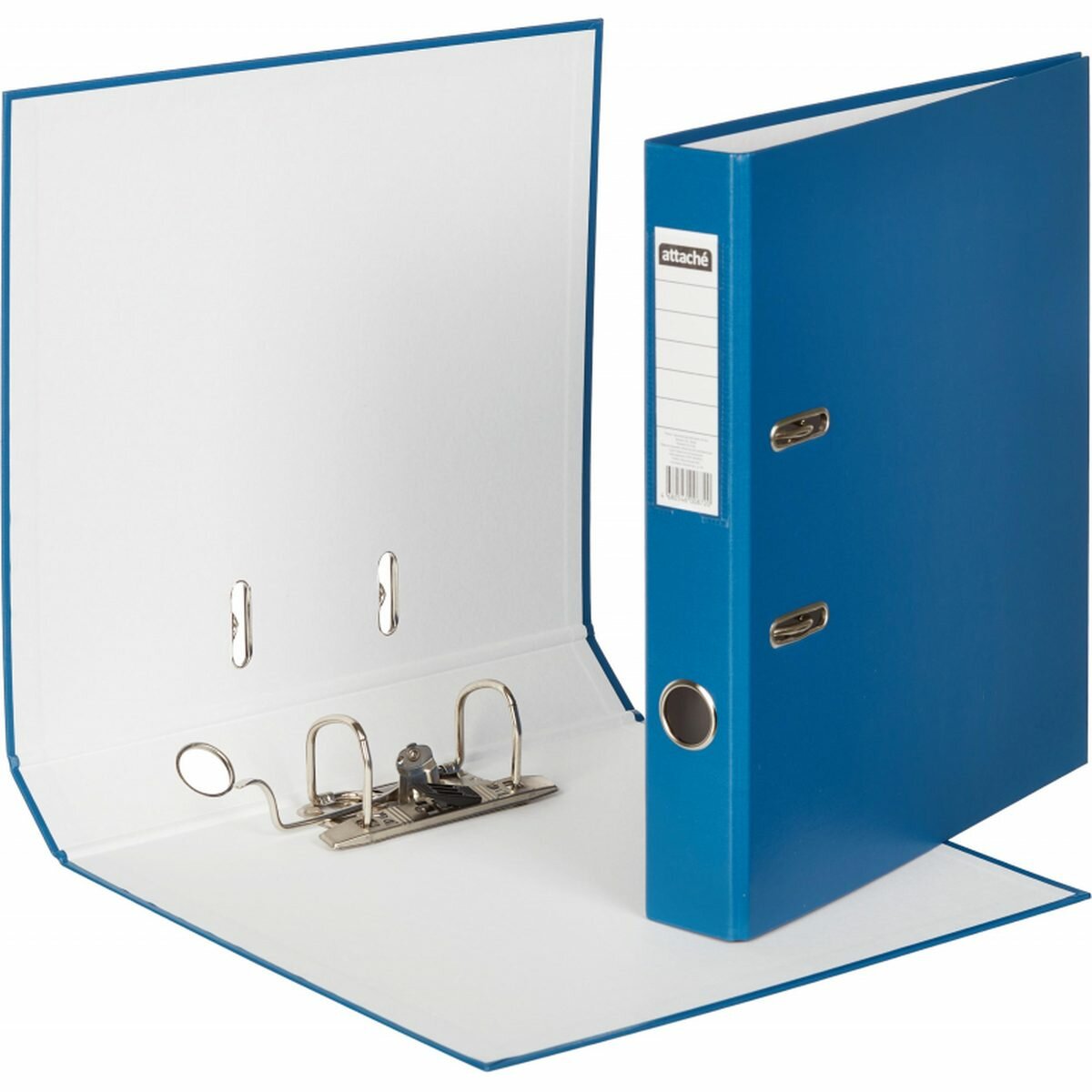 Папка-регистратор Attache Economy (50мм, А4, до 350л, картон/бумвинил) cиняя (817628), 25шт.