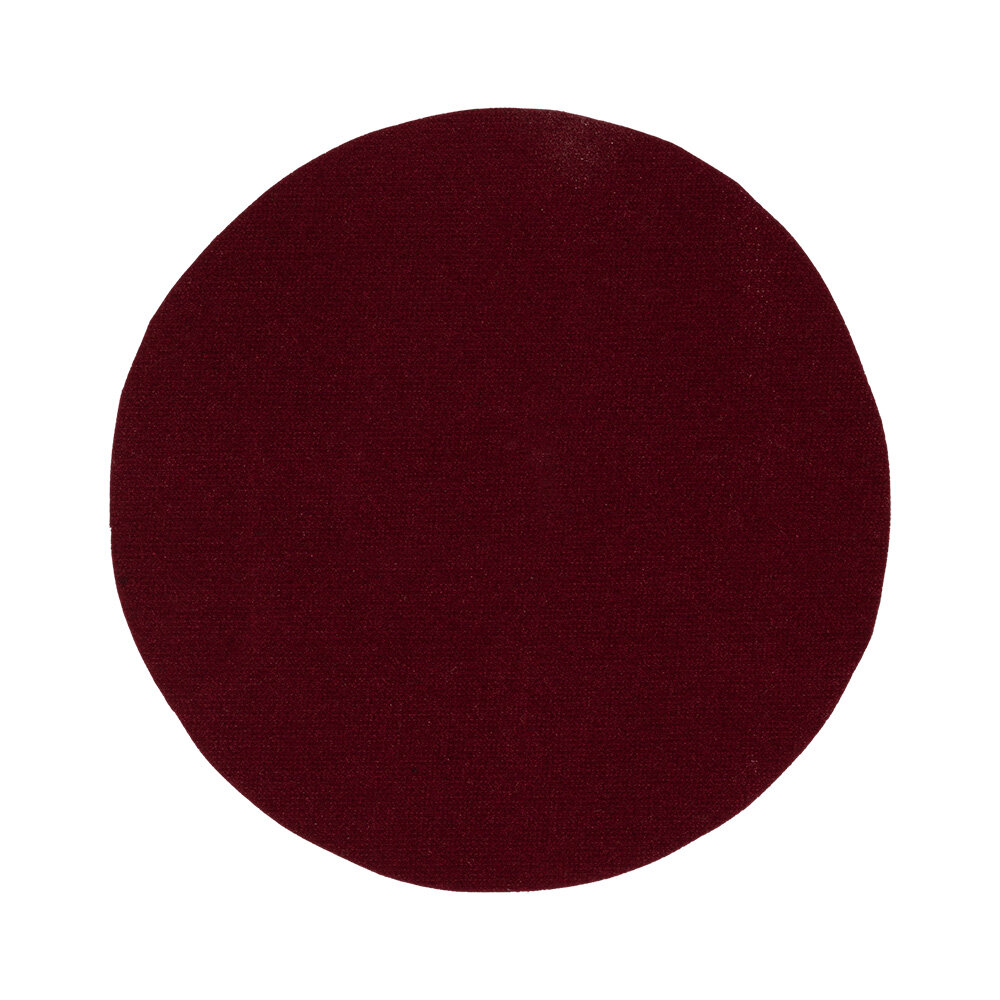 BLITZ термоаппликация круг диаметром 12 см бархат бордовый 1-03-14 термозаплатка