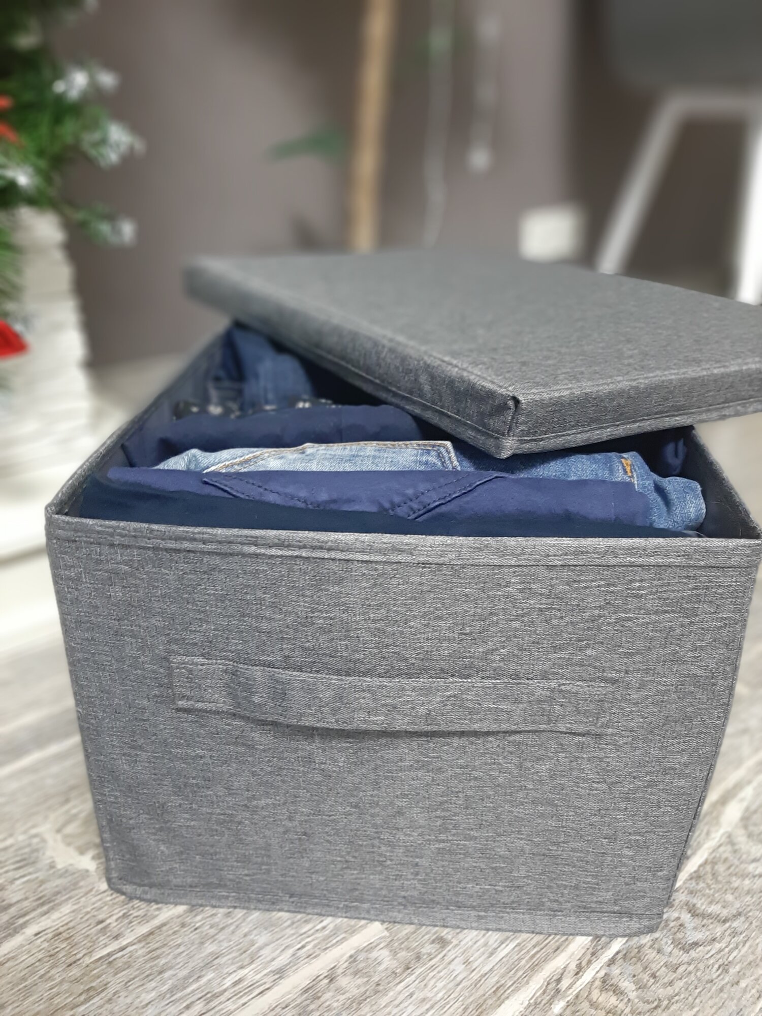 Коробка для хранения CV Corso Ventoso с разделителями, 9 отделений, серая