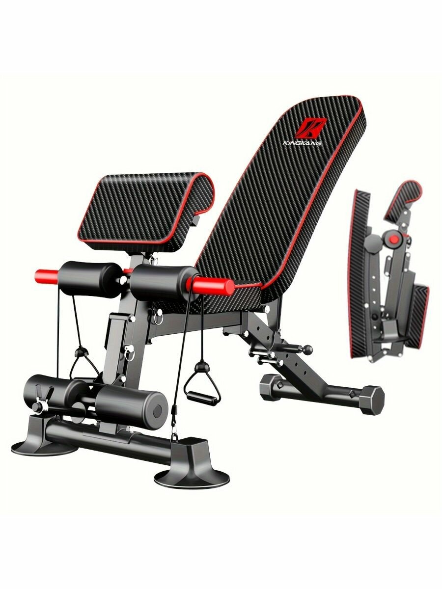 Многоцелевое оборудование для тренажерного зала: скамья для жима, дедлифт, наклонная, плоская, регулируемая и складная