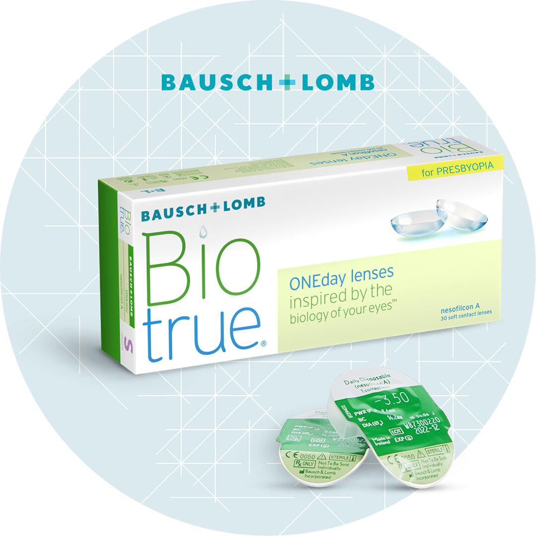 Мультифокальные линзы Biotrue ONEday for Presbyopia D-2.50, ADD Low, R8.6, однодневные, 30 шт. — фото 1