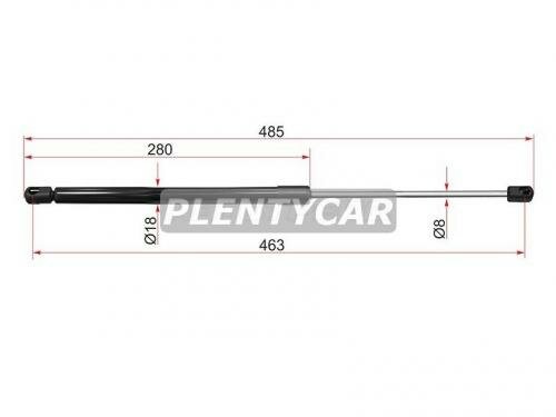 Амортизатор капота nissan patrol y62 Sat ST654701LB0A