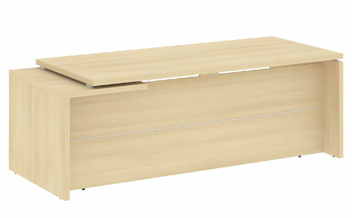 Стол руководителя правый Yalta Riva LT. В-22 (R) Акация Лорка 2200*900*750