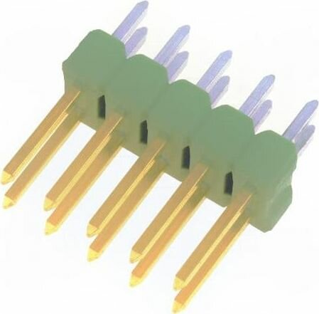 Штыревой разъем TE Connectivity 826632-5 AMPMODU MOD II, "папа", PIN 10 прямой, 1 шт