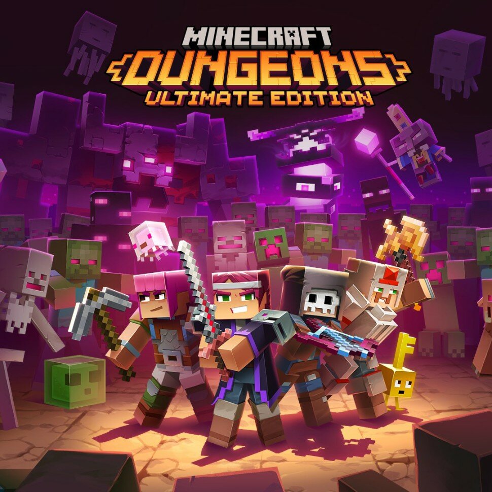 Игра Minecraft Dungeons Ultimate Edition Xbox One, Xbox Series S, Xbox Series X цифровой ключ