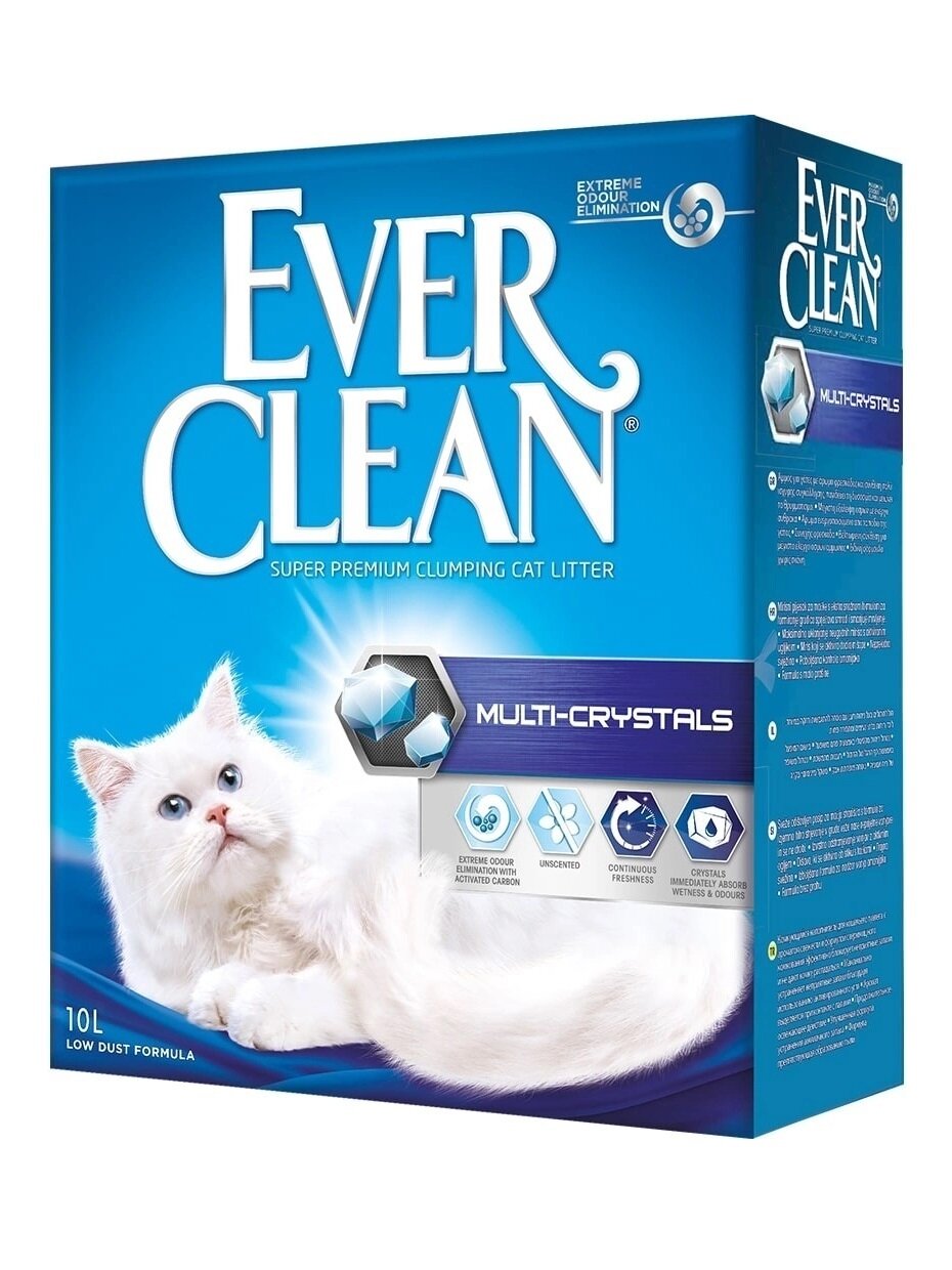 Ever Clean Multi Crystals Blend комкующийся наполнитель с силикагелем 10 л