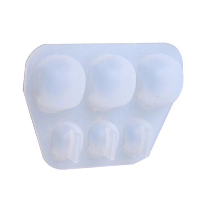 Силиконовая форма для браслетов череп JAVRICK белый