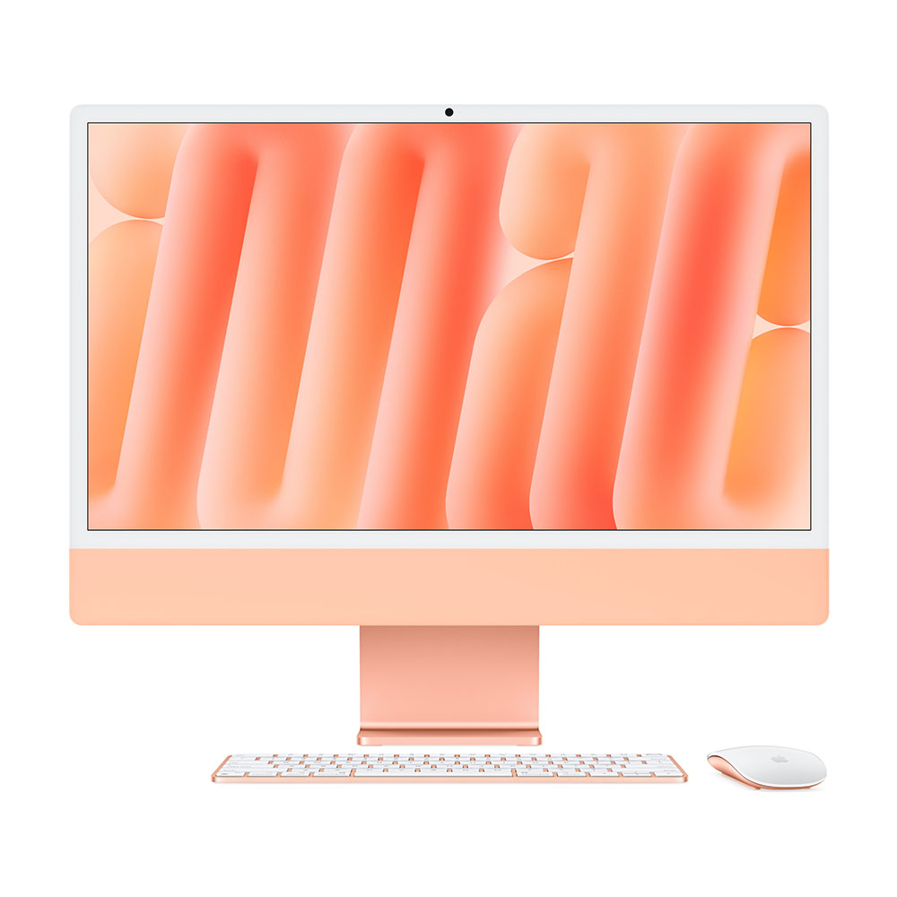 Apple Моноблок Apple iMac 24 2024 (M4 10-Core, GPU 10-Core, 16GB, 1TB) (Оранжевый, 16 ГБ, 1 ТБ, Z1EW000DV)