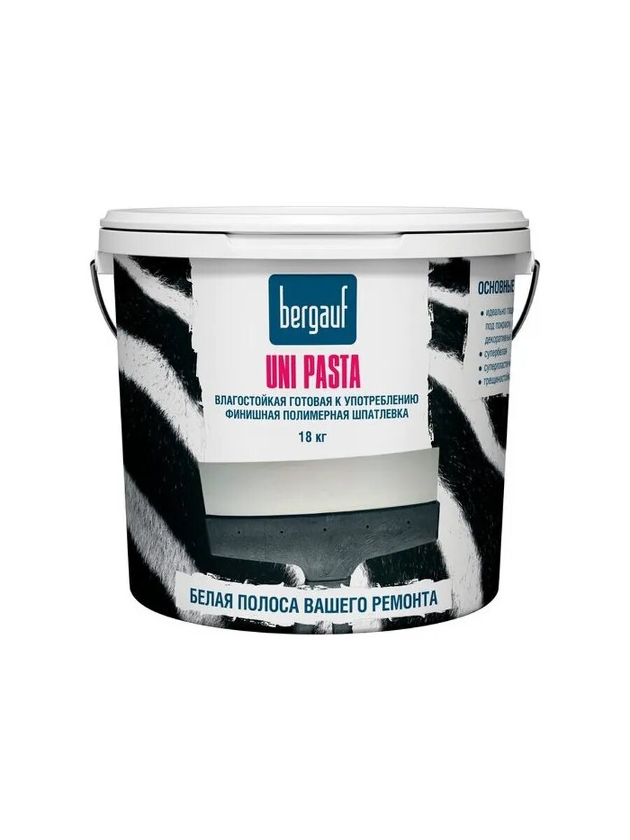 Шпатлевка готовая полимерная финишная влагостойкая Uni Pas