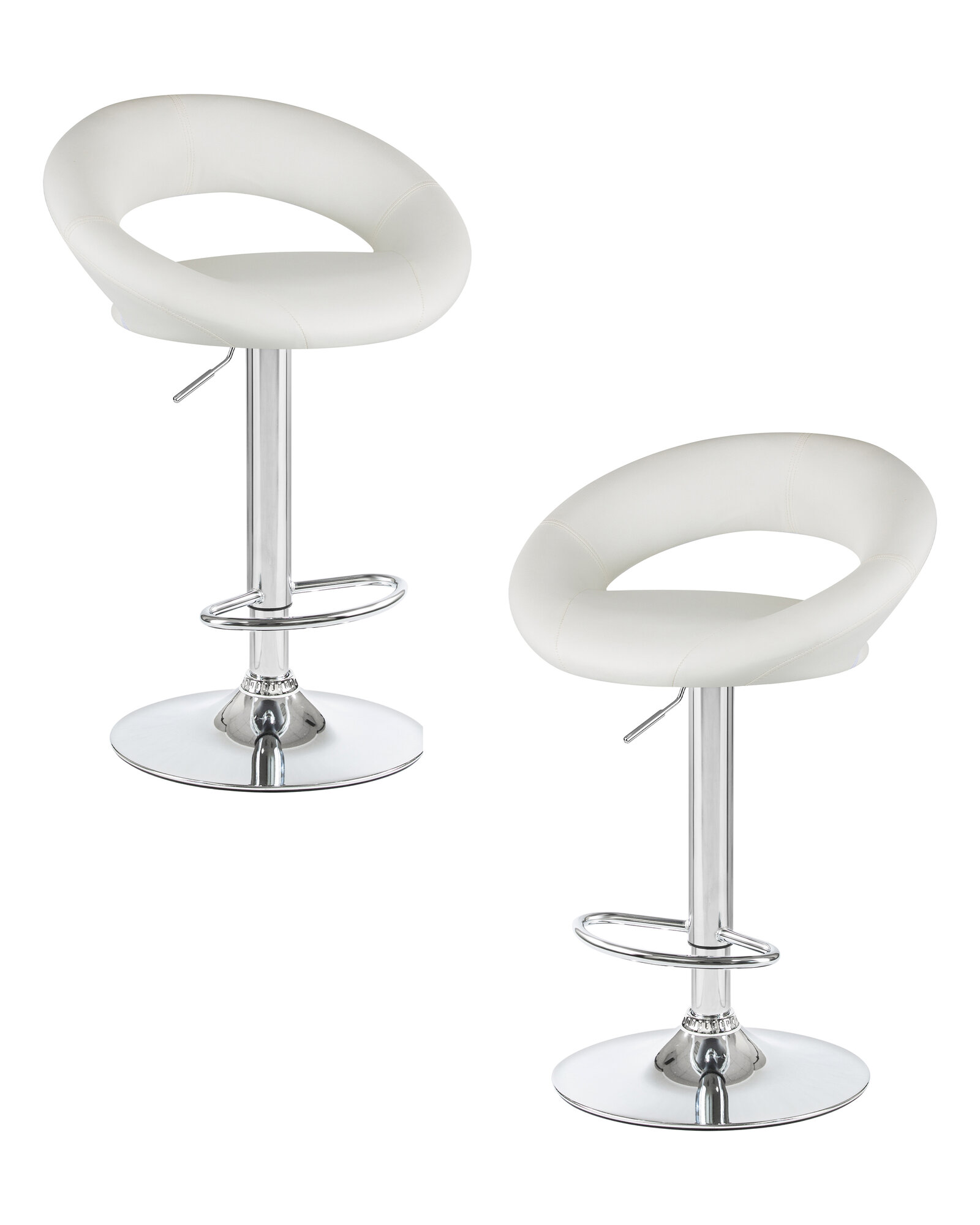 Набор 2 шт. Стул барный DOBRIN MIRA, LM-5001, белый