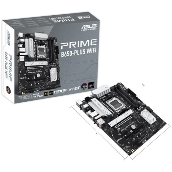 Материнская плата Asus PRIME B650-PLUS WIFI (AM5, ATX)