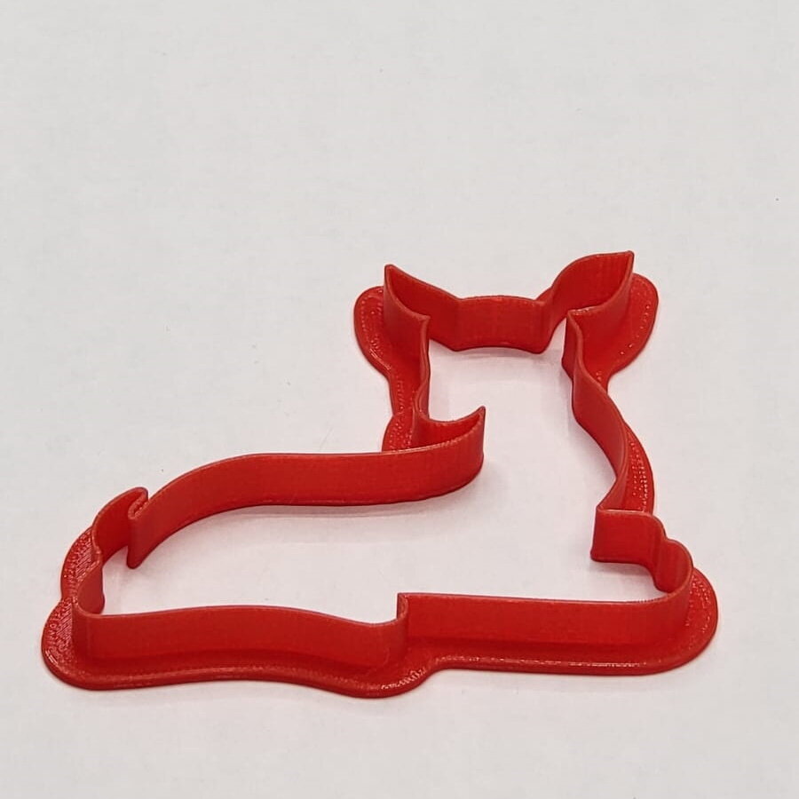 Форма для печенья/пряников "Олененок" (Красный)